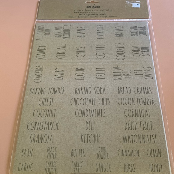 Rae Dunn | Storage & Organization | Rae Dunn Organizing Labels | Poshmark